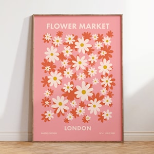 Affirmation Wall Art Set of 3 Prints, Funky Orange and Pink Posters ...