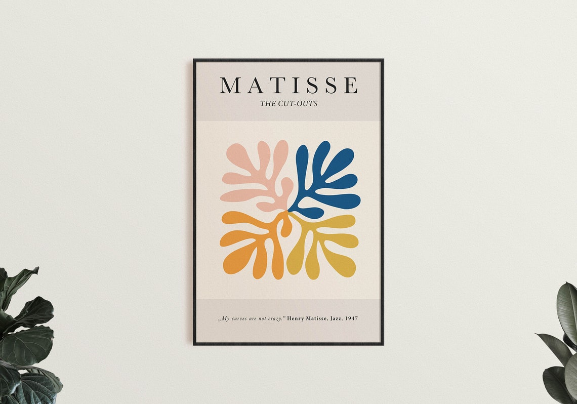 Matisse Cut Outs Abstract Shapes Print Henri Matisse Poster - Etsy