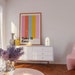 Affirmation Wall Art Set of 3 Prints, Funky Orange and Pink Posters ...