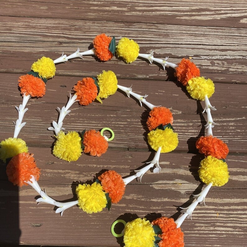 Tuberrose Marigold Mogra Flower String Diwali Diwali | Etsy