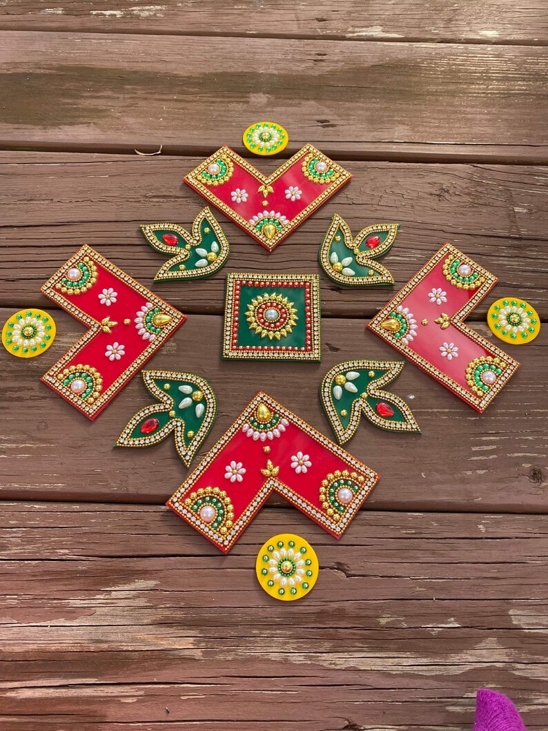 Rangoli Rangoli Set Diwali Rangoli Set Rangoli Decor | Etsy
