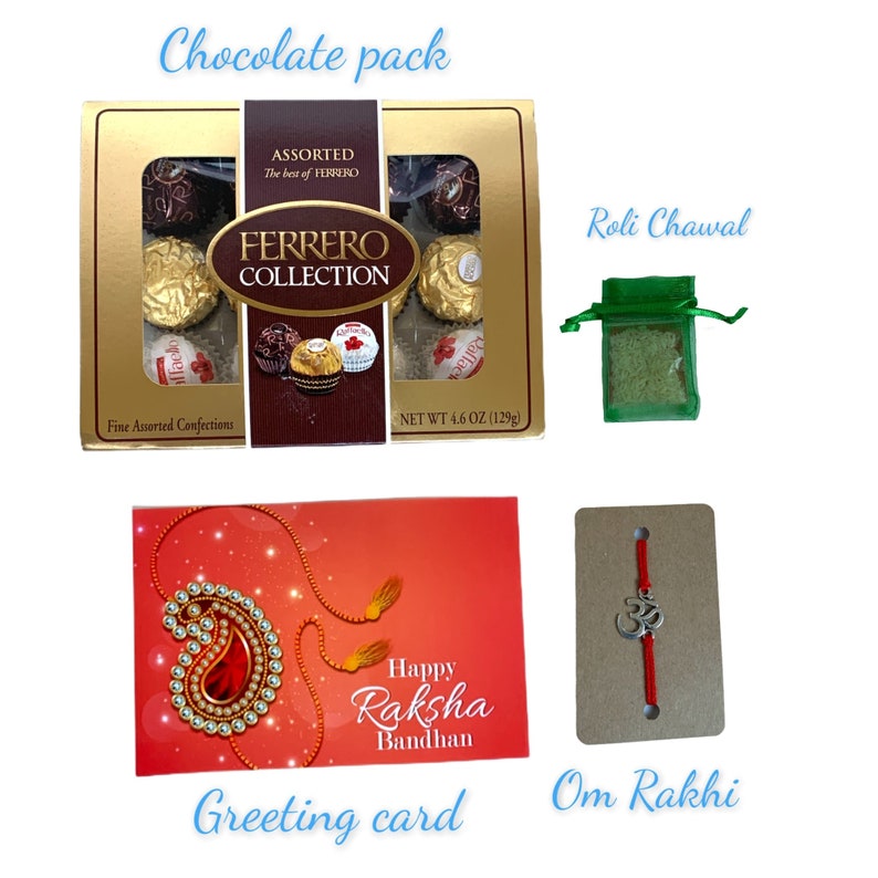 Personalized Rakhi Gift Hamper Rakhi for Brother Om Rakhi - Etsy