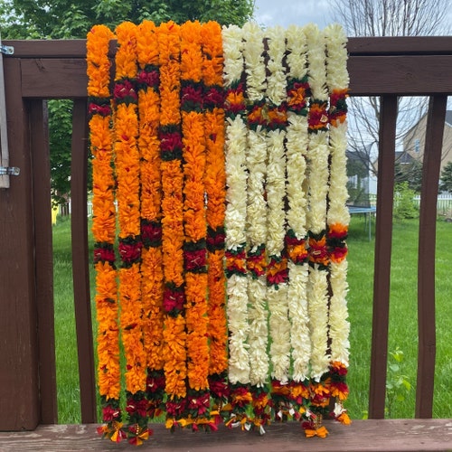 Indian Decoration Artificial Flower Strings Toran Flower - Etsy