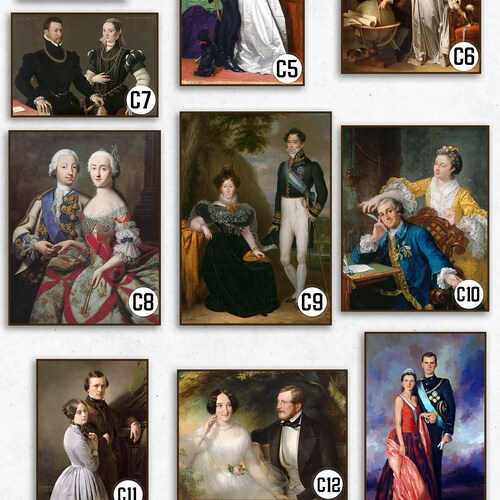 Custom Royal Portrait From Photo Renaissance Portrait - Etsy