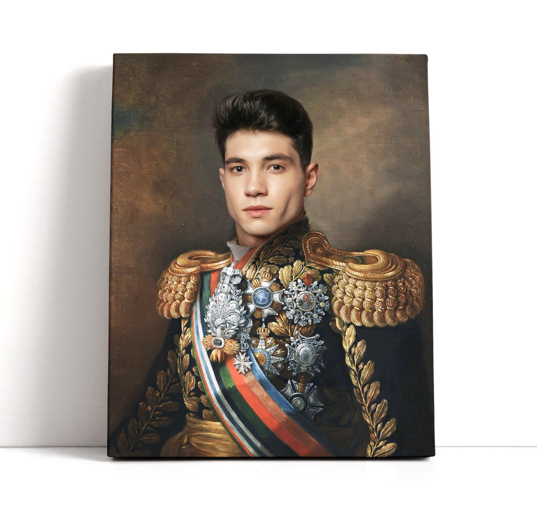 Custom Royal Human Portrait, Renaissance Style, Personalized Gift - Etsy