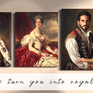 From Photo to Art: Royal Portraits, Renaissance Elegance, Men's ...