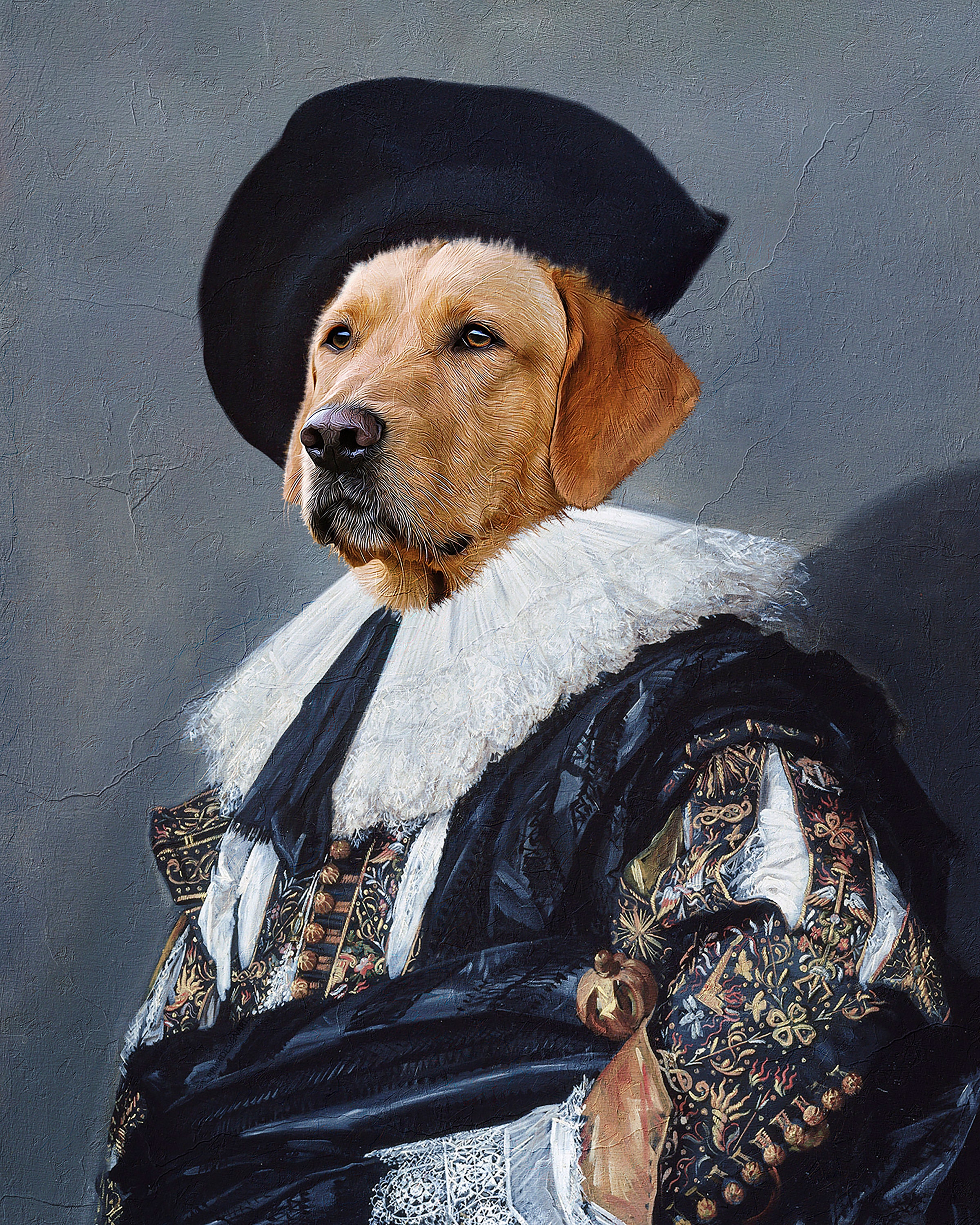 Pet Portrait Custom Painting from Photo Renaissance Pet | Etsy