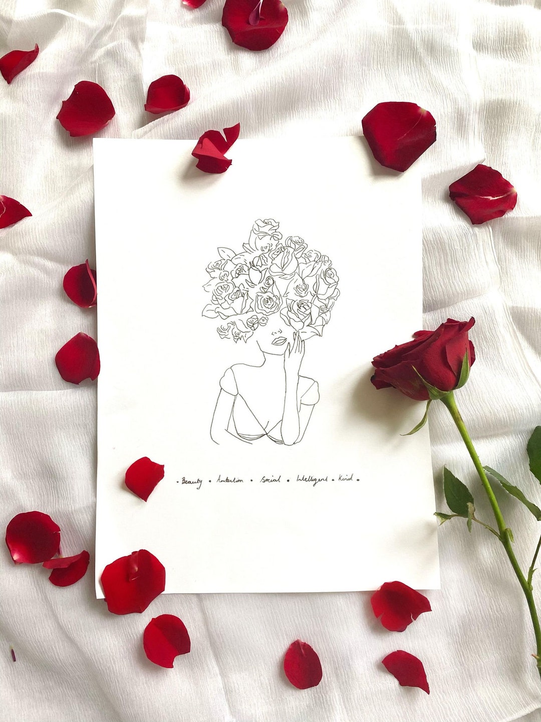 June Birth Month Flower Wall Art Print- Birthday Gift, Wall Prints ...