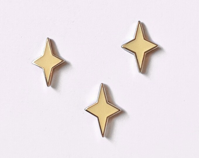 Pastel Star Enamel Pins // Board Fillers, Small Pins, Cute, Kawaii ...