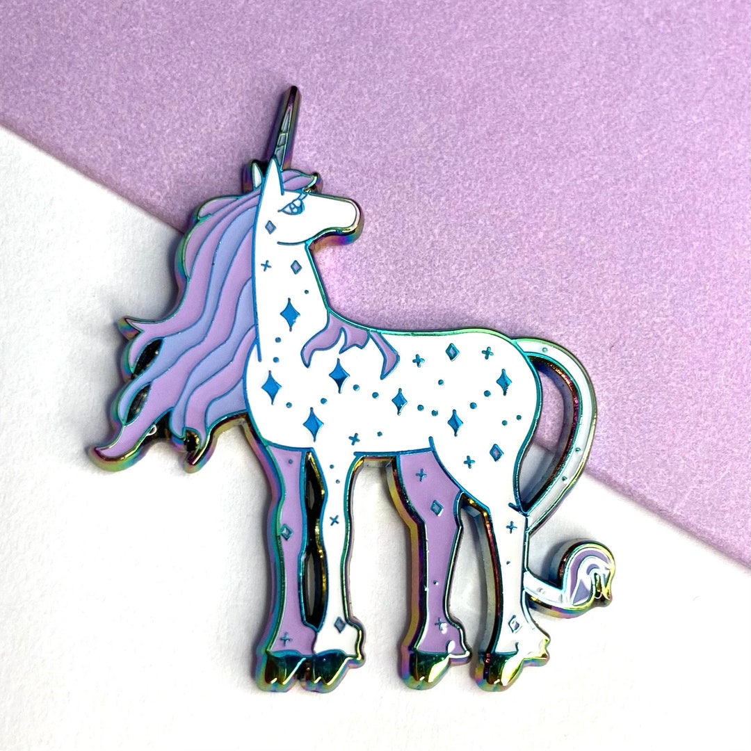 Unicorn Enamel Pin Lapel Pin Magical Pin Cute Pin Rainbow Pin Kawaii ...