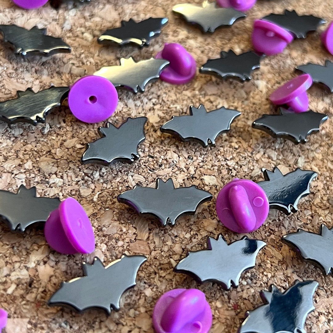 Mini Bat Enamel Pins 3ct Filler Enamel Pins Spooky Cute - Etsy