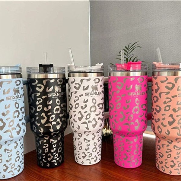 Stanley Leopard Tumbler - Etsy Australia