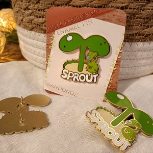 Final Fantasy XIV Sprout Enamel Pin - Etsy