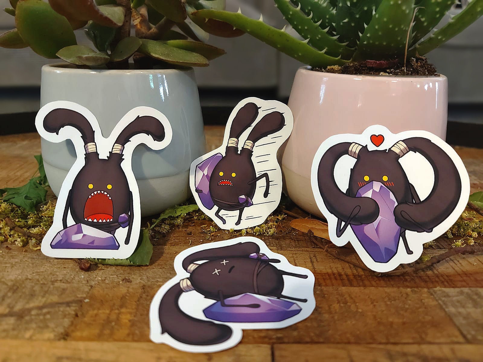 FFXIV Sticker Set Bundle Scree Spriggan and Fat Cat - Etsy UK