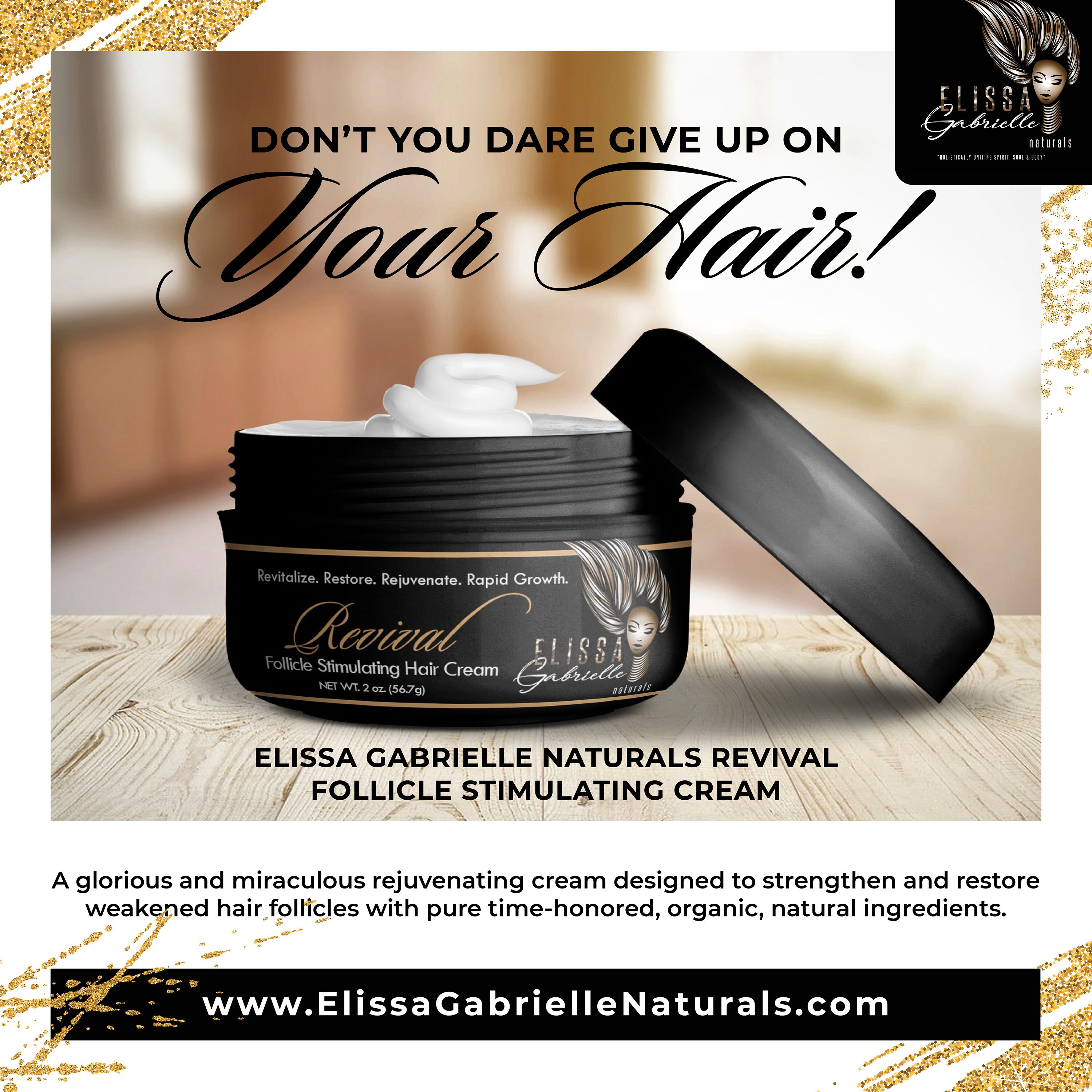 Elissa Gabrielle Naturals Revival Follicle Stimulating Cream Follicle ...