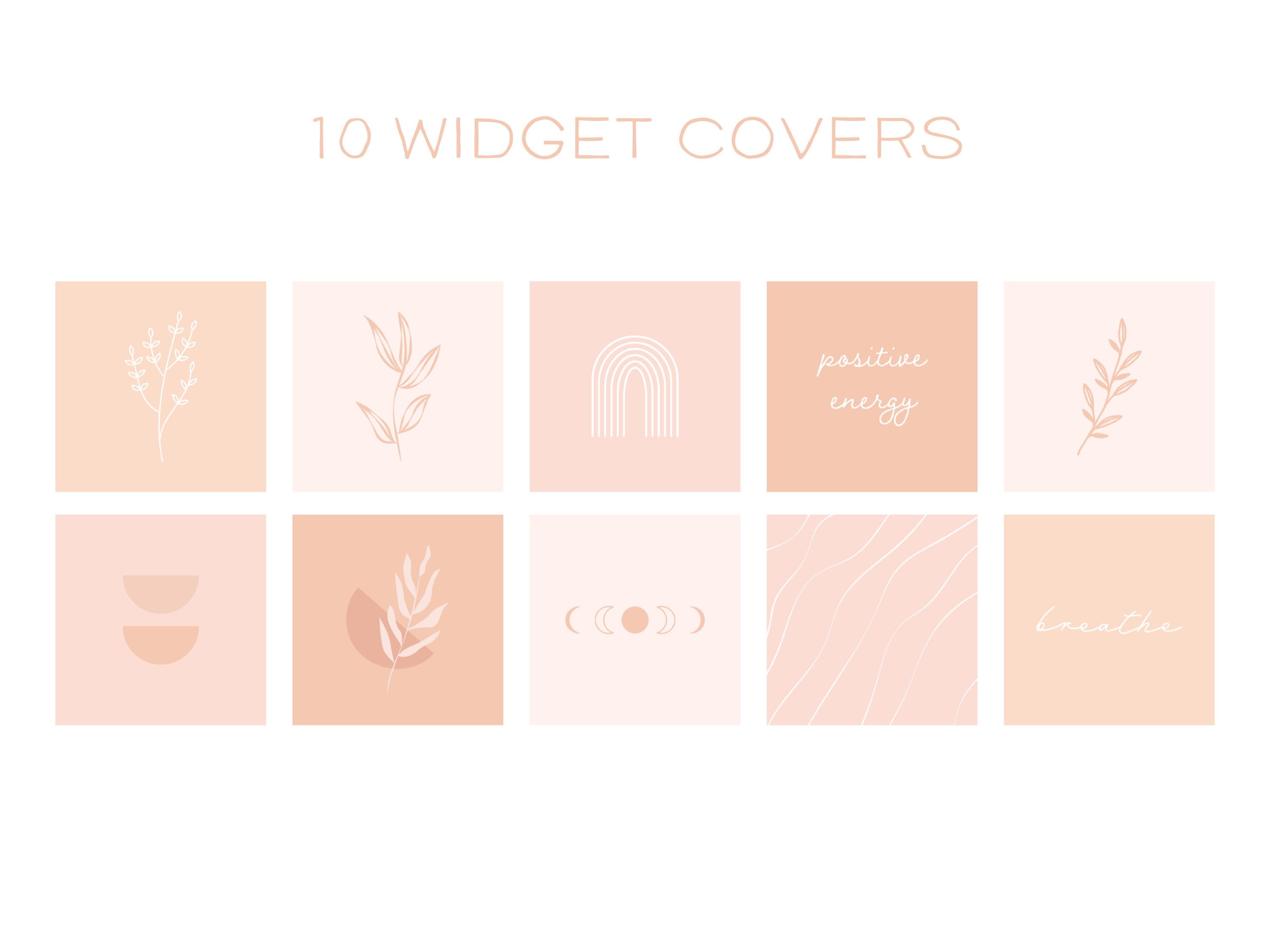 Peachy App Icons | Ios 16 Icon Covers | iPhone App Icons | Minimal ...