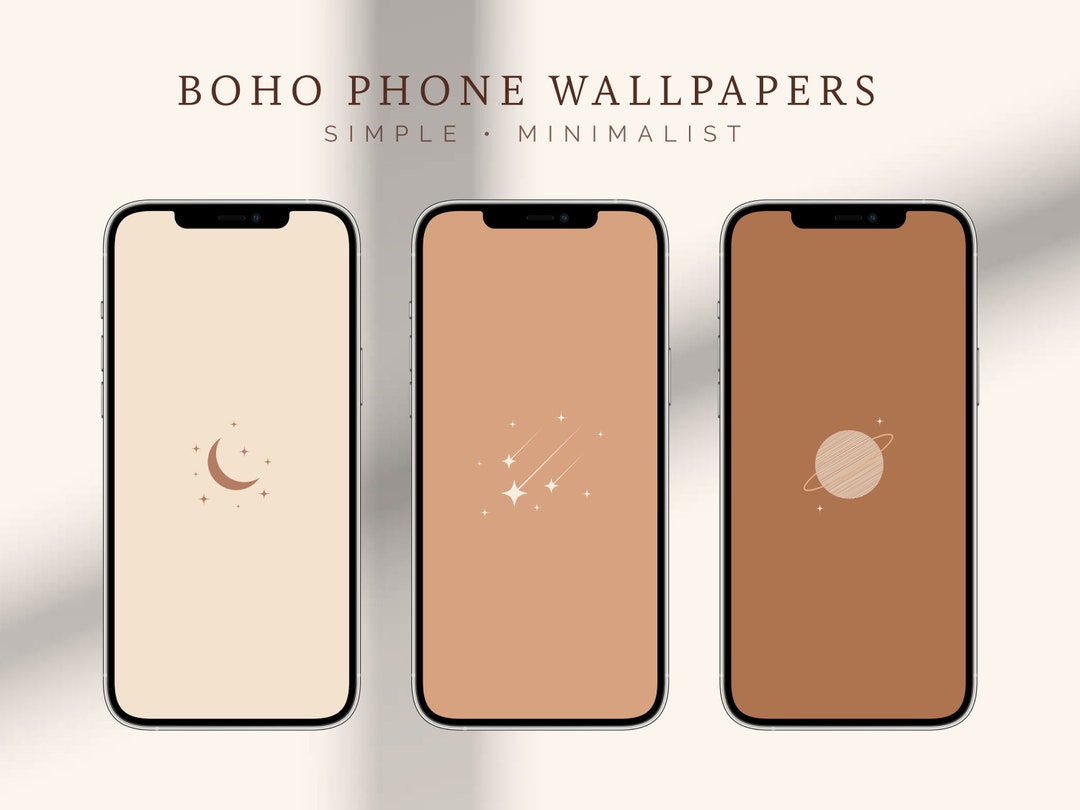 Boho Phone Wallpapers, Starry Night Backgrounds, Neutral iPhone ...