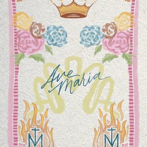 Ave Maria Original Art Print - Etsy