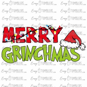 Sublimation Digital Tshirt Design Merry Grinchmas, PNG, JPG, Ready to ...