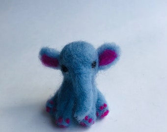 Needle Felt Elephant - Etsy