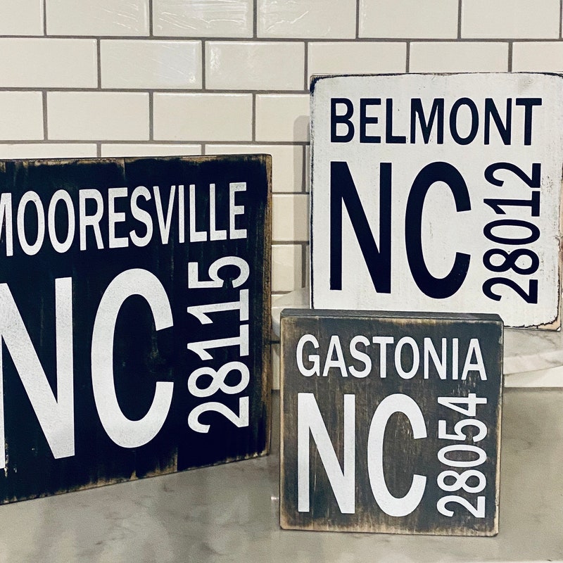 Zip Code Signs - Etsy