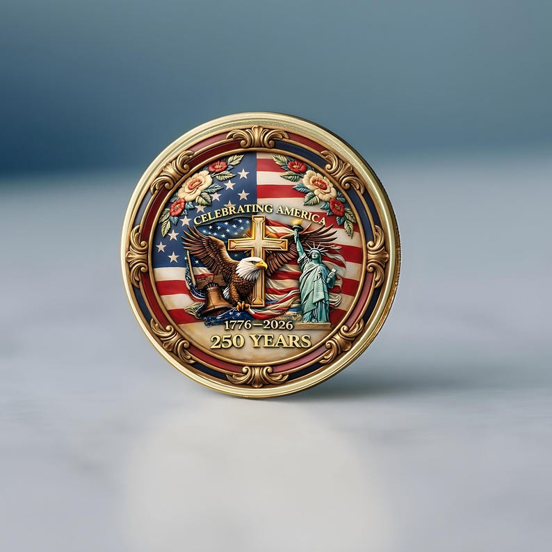1776-2026, 250TH Anniversary U.S.A. Commemorative Challenge Nickel Coin ...