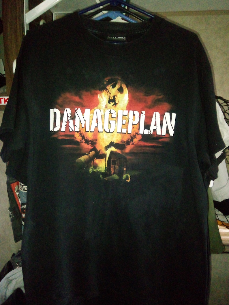 DAMAGEPLAN 2004 Vintage New Found Power T Shirt Metal Thrash Rock ...