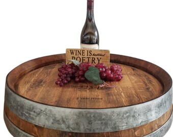 Wine Barrel Lazy Susan Turntable - Etsy