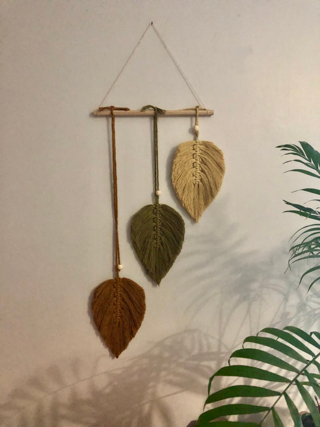Macrame Kit Leaf Wall Hanging DIY - Etsy