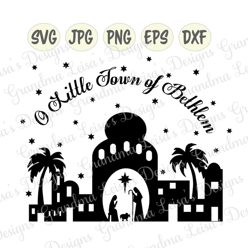Town of Bethlehem Svg - Etsy