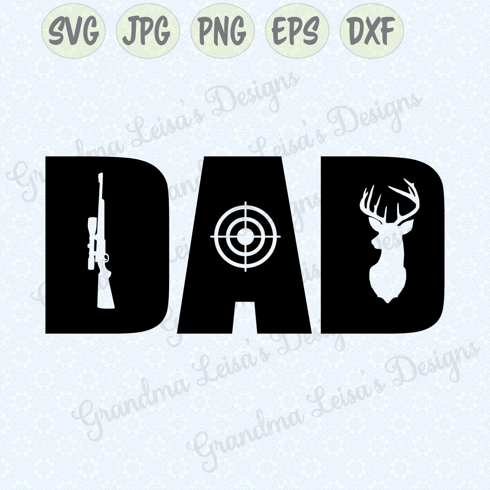 Hunting Dad Svg Png Jpg Dxf Eps Cricut Silhouette Studio Cut - Etsy