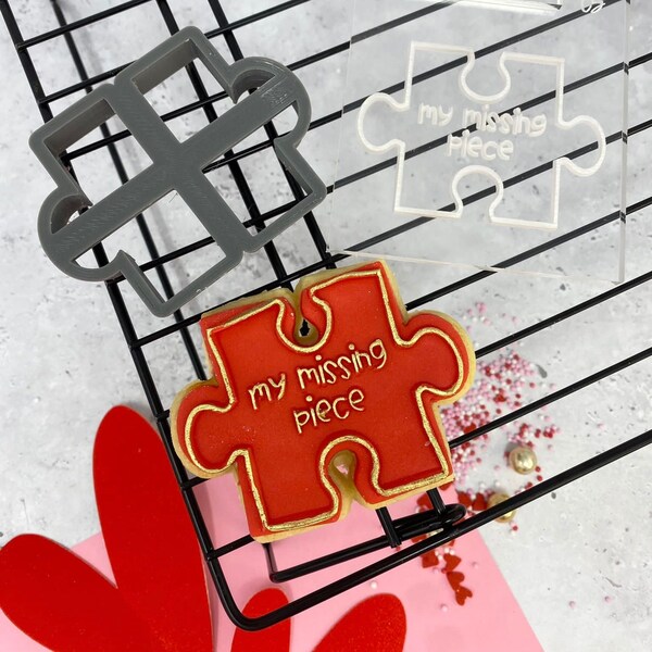 Missing Piece Cake Topper - Etsy