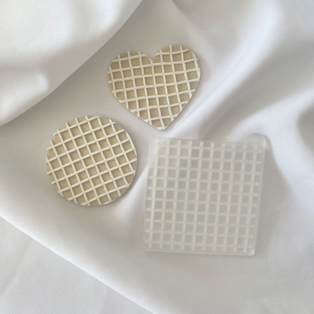 Waffle Print Embosser - Fondant Icing Cupcake Cookie Biscuit Cake ...