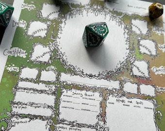 The Necromancer Digital Download Dnd 5e Character Sheet - Etsy