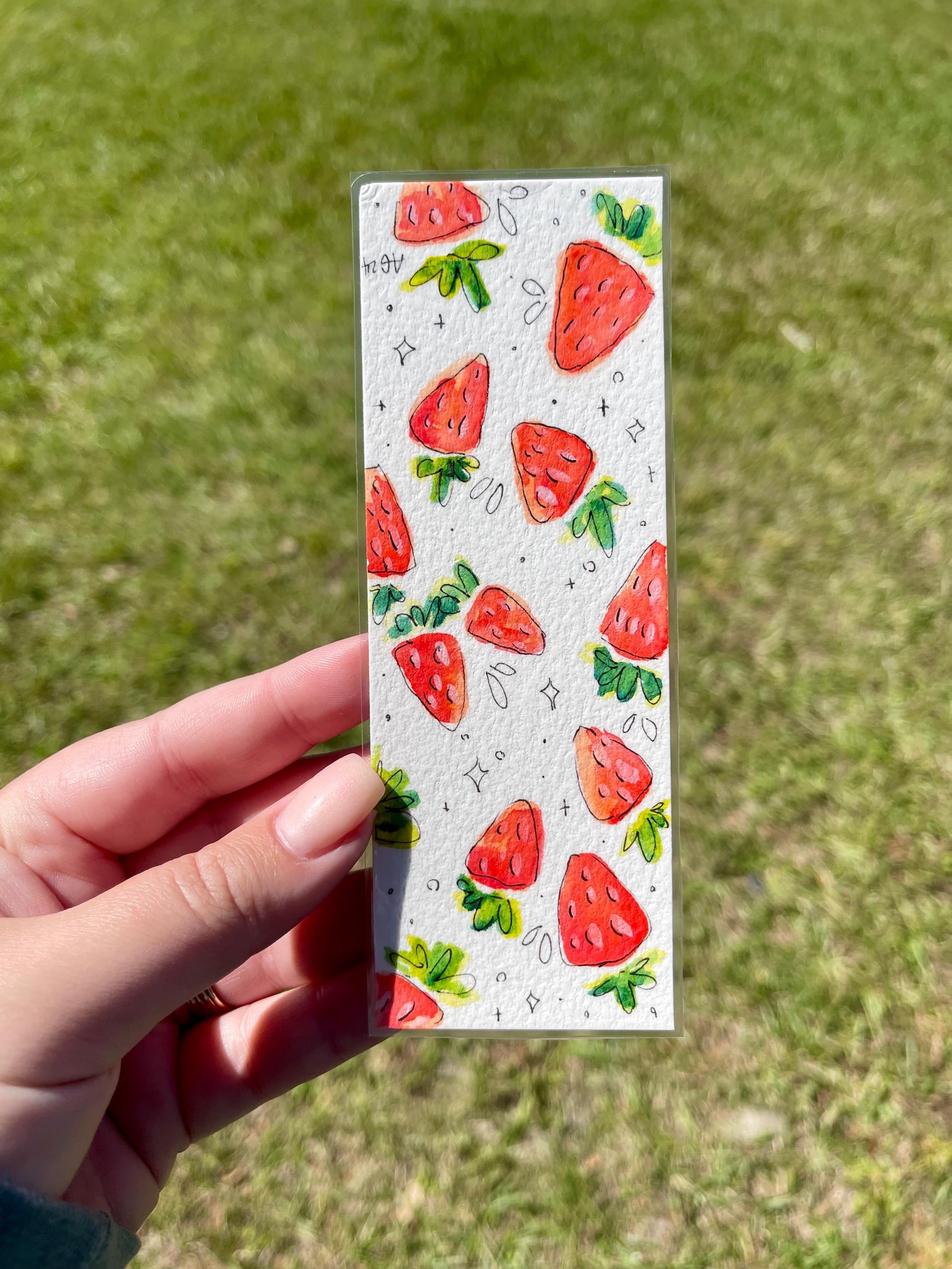 Watercolor Bookmarks/ Fruit Bookmarks / Hand Painted - Etsy