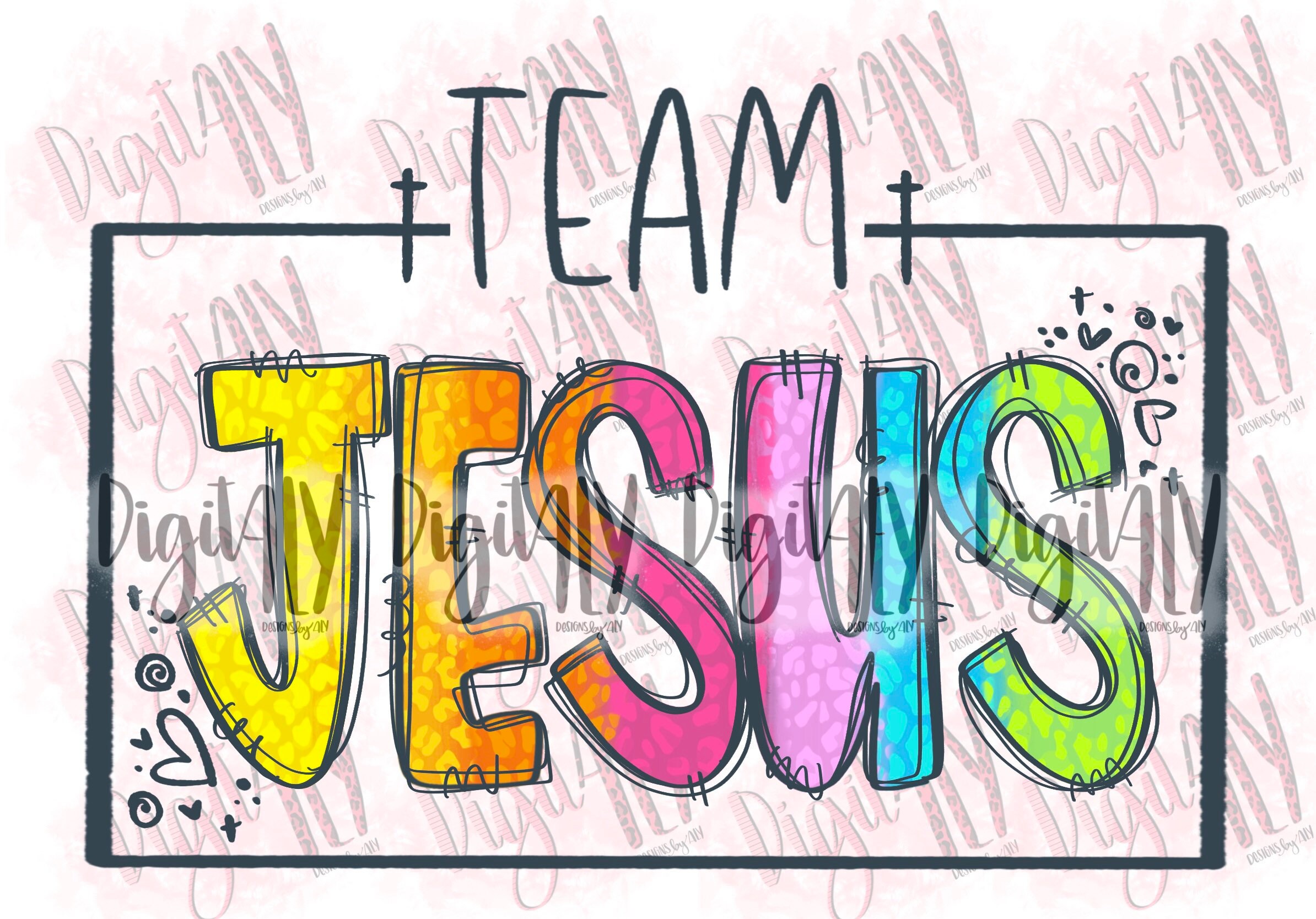 Team Jesus Shirt / Digital Download/ Printable/ Screen Print ...