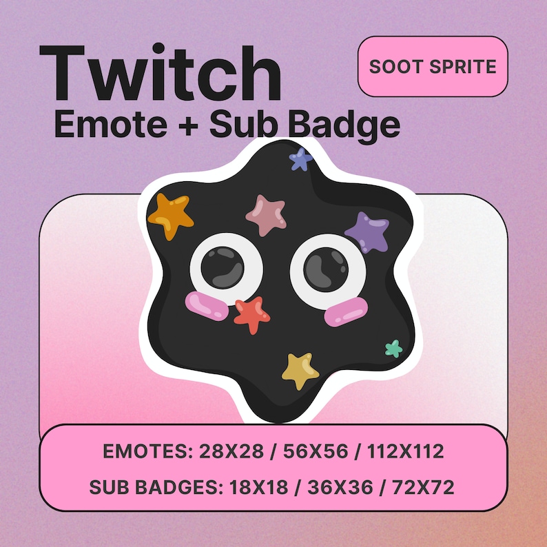 Twitch Emote | Soot Sprite - Etsy