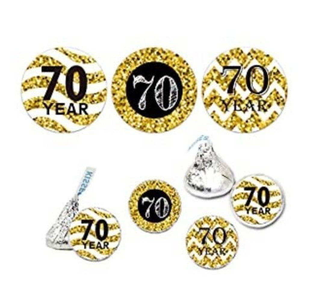 131 Count 70th Birthday Party Labels - Etsy