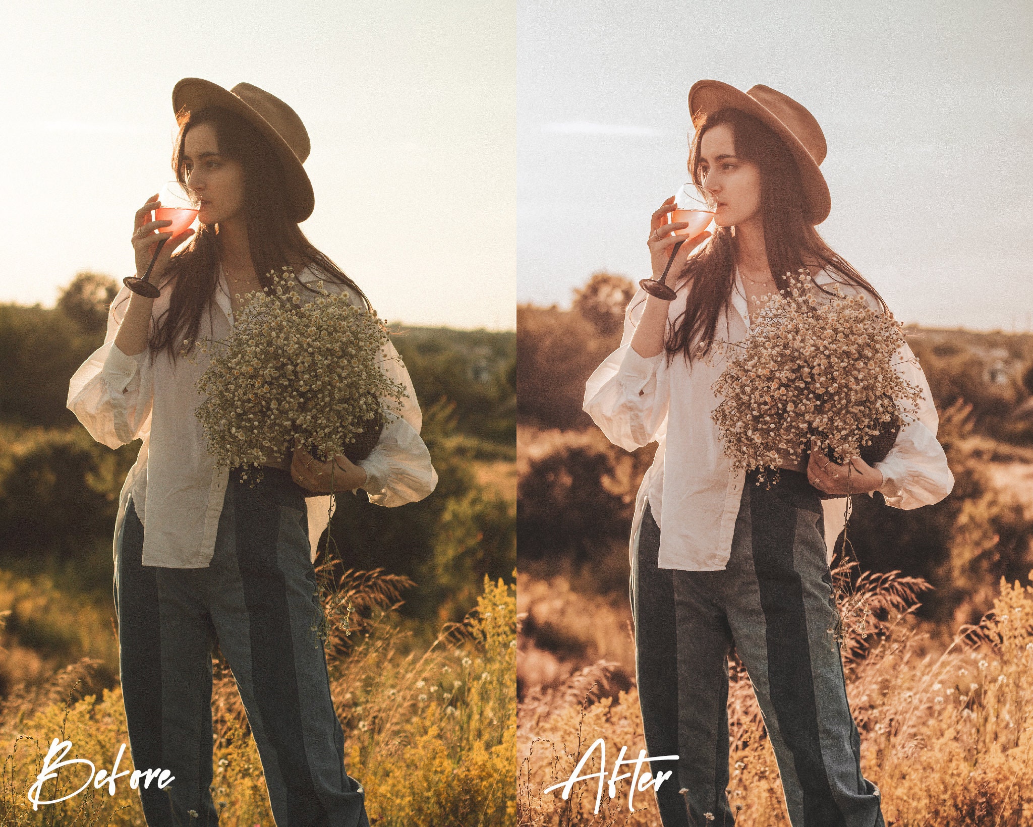 6 Lightroom Presets for Mobile & Desktop, Autumn Presets, Warm Cozy ...