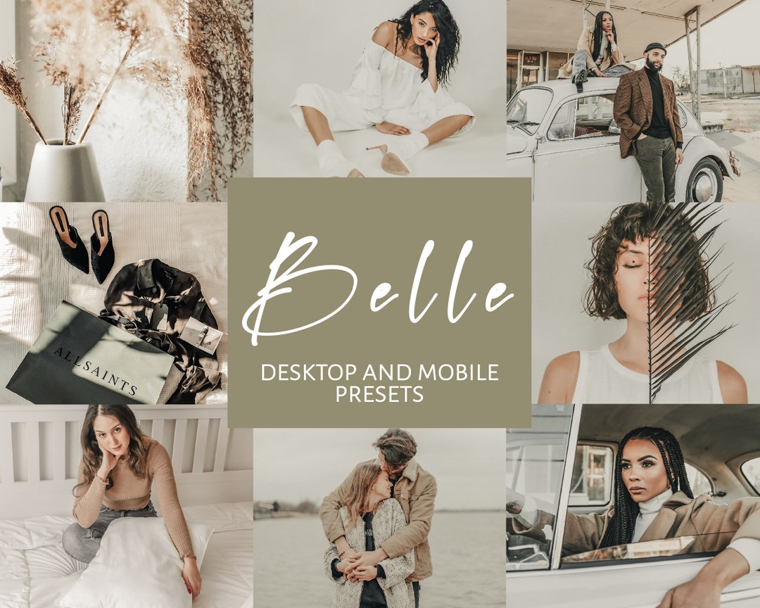 8 Lightroom Presets for Mobile & Desktop, Lifestyle Minimal Presets ...