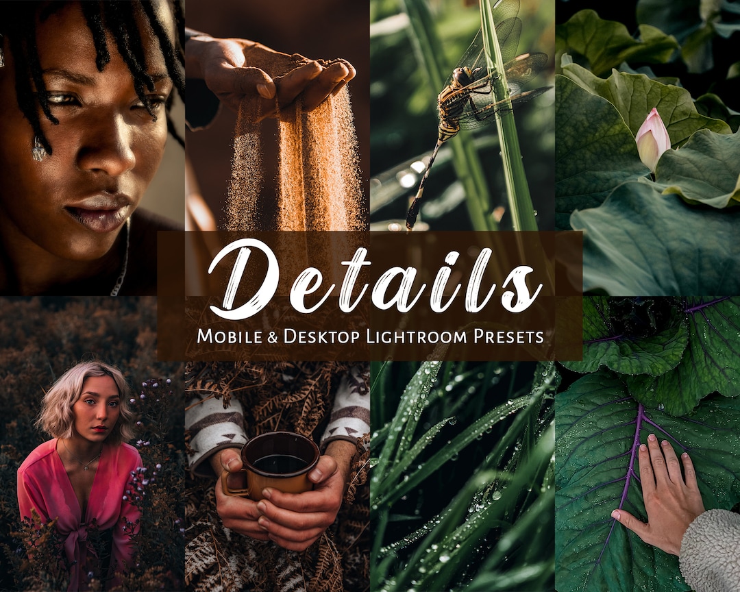 6 Lightroom Presets for Mobile & Desktop, Sharp Clean Presets, Warm ...