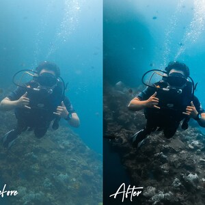 10 Underwater Diving Lightroom Presets for Mobile & Desktop, Underwater ...