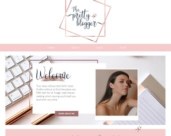 Pretty Wix Template - Etsy