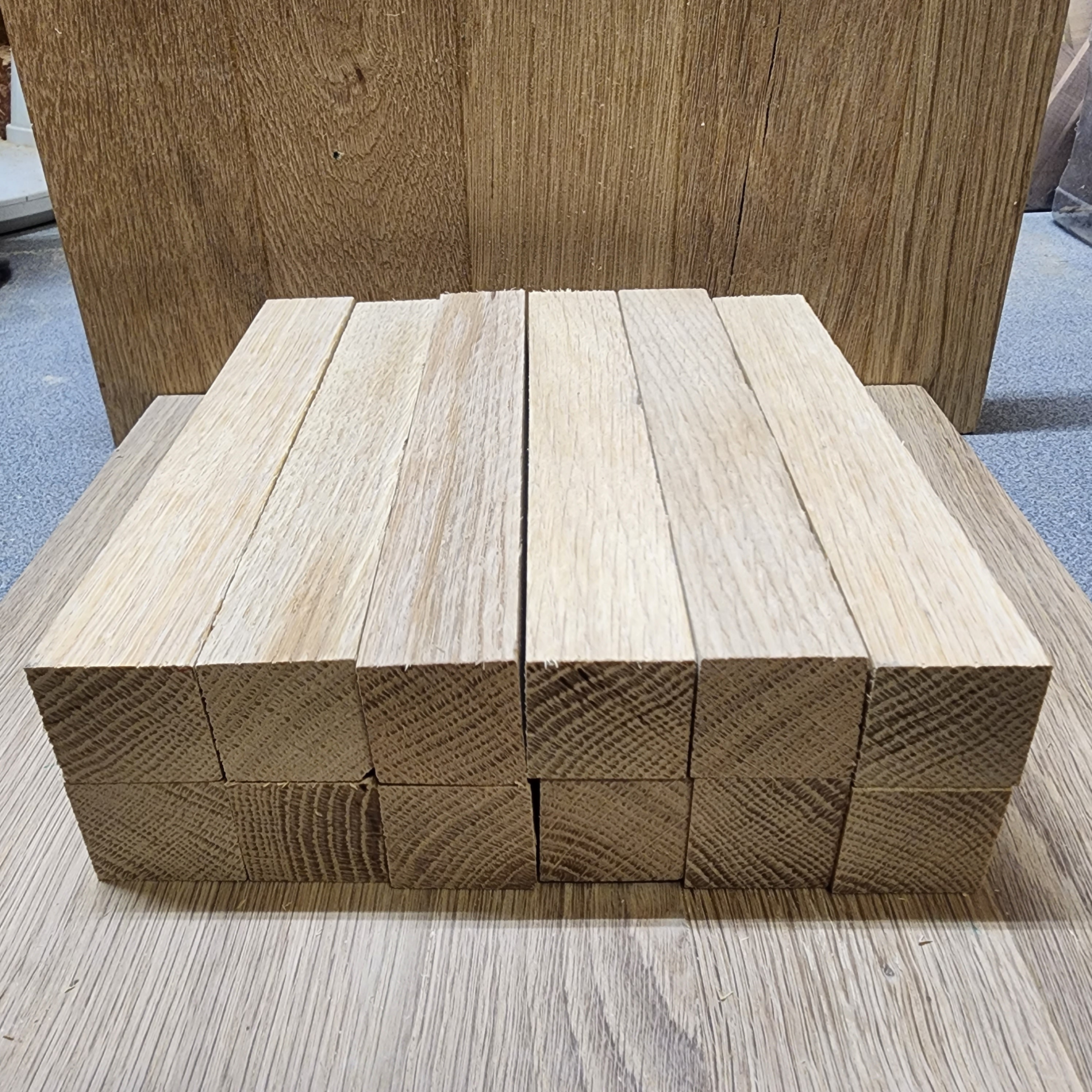 12 Pcs. White Oak Pen Blanks 7.75 Inches Long White Oak Craftwood White ...