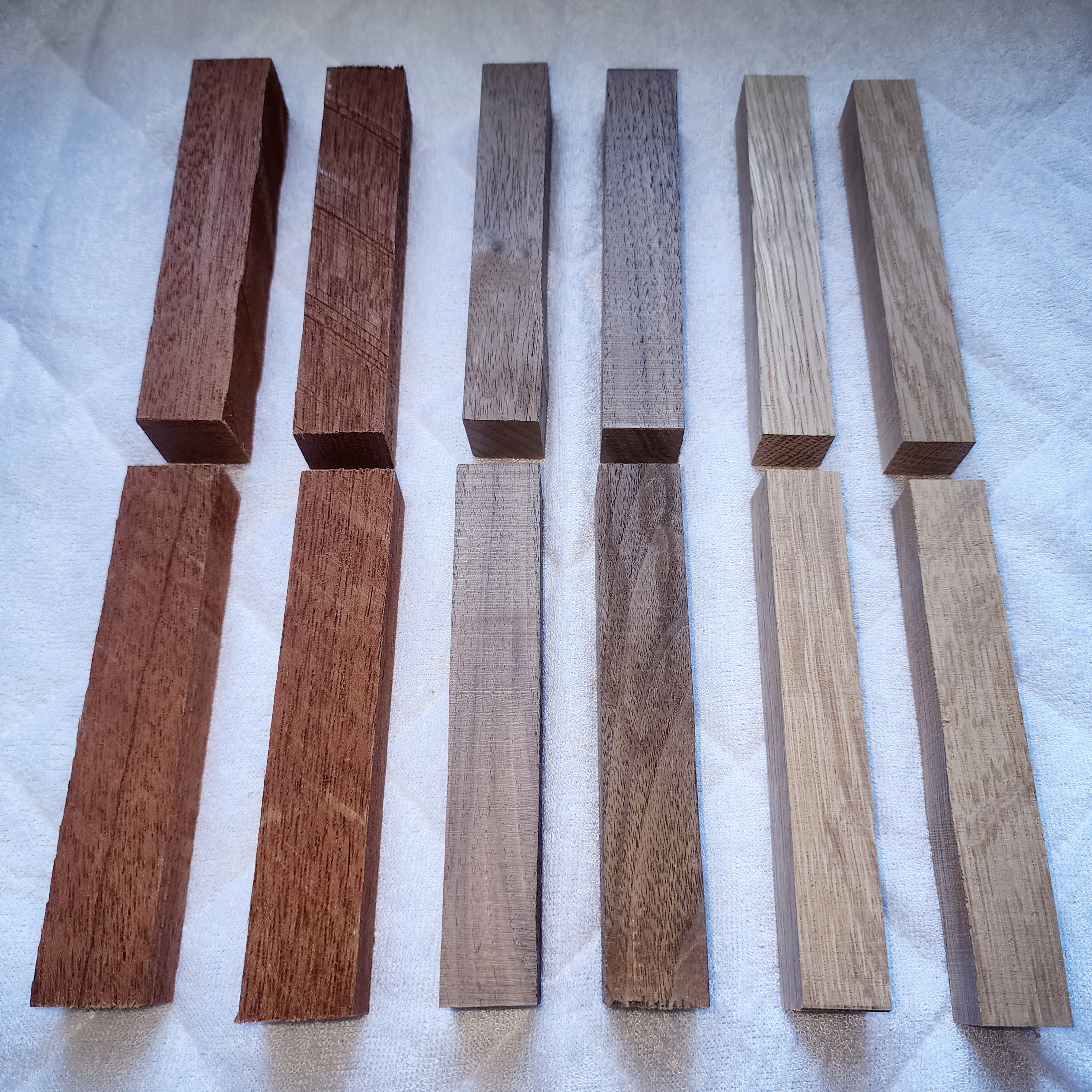 Black Walnut Pen Blanks , African Mahogany Pen Blanks , White Oak Wood ...