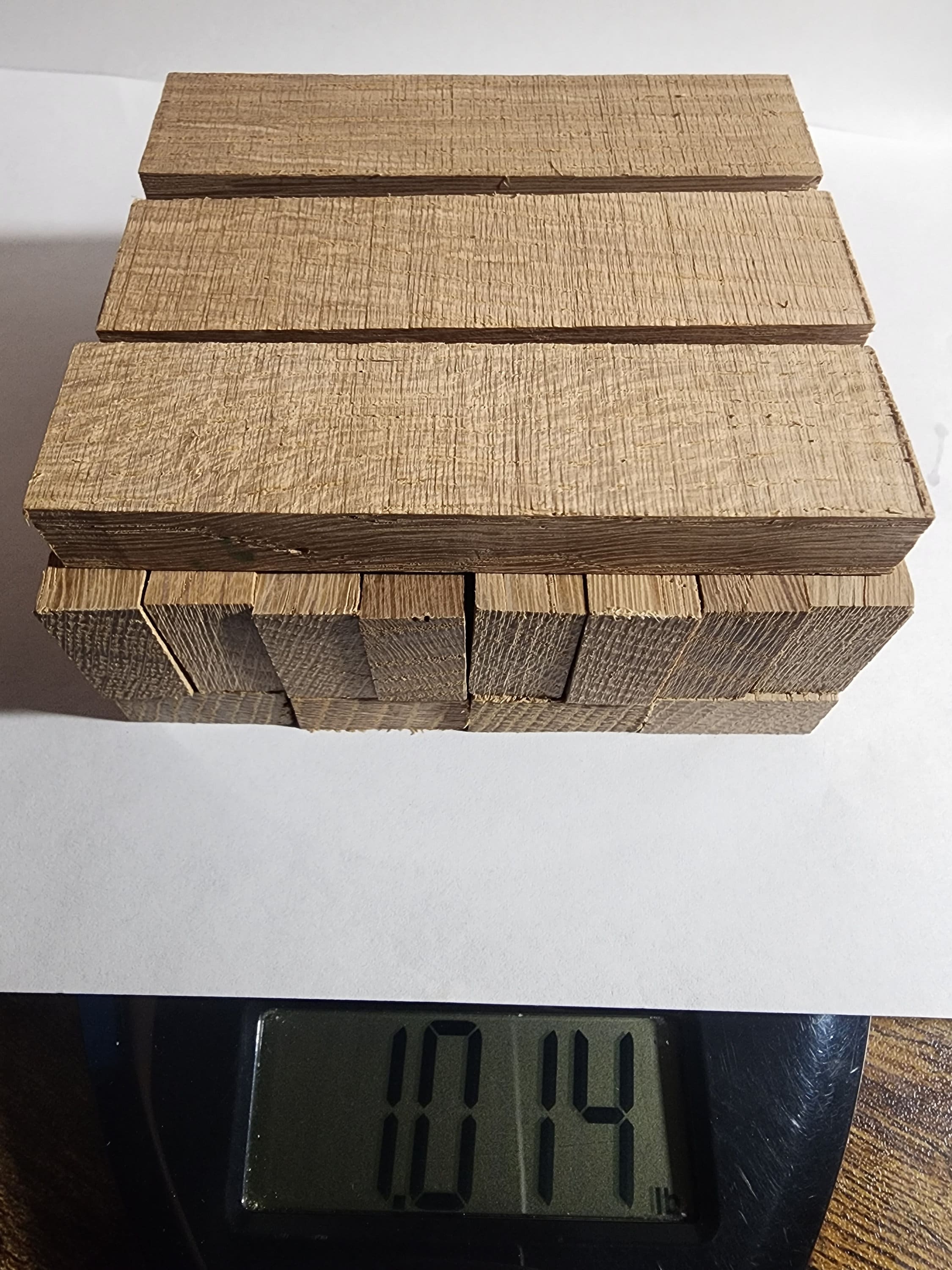 KILN Dried White Oak Sticks ( 1 LB) for Flavoring and Aging Whiskey and ...