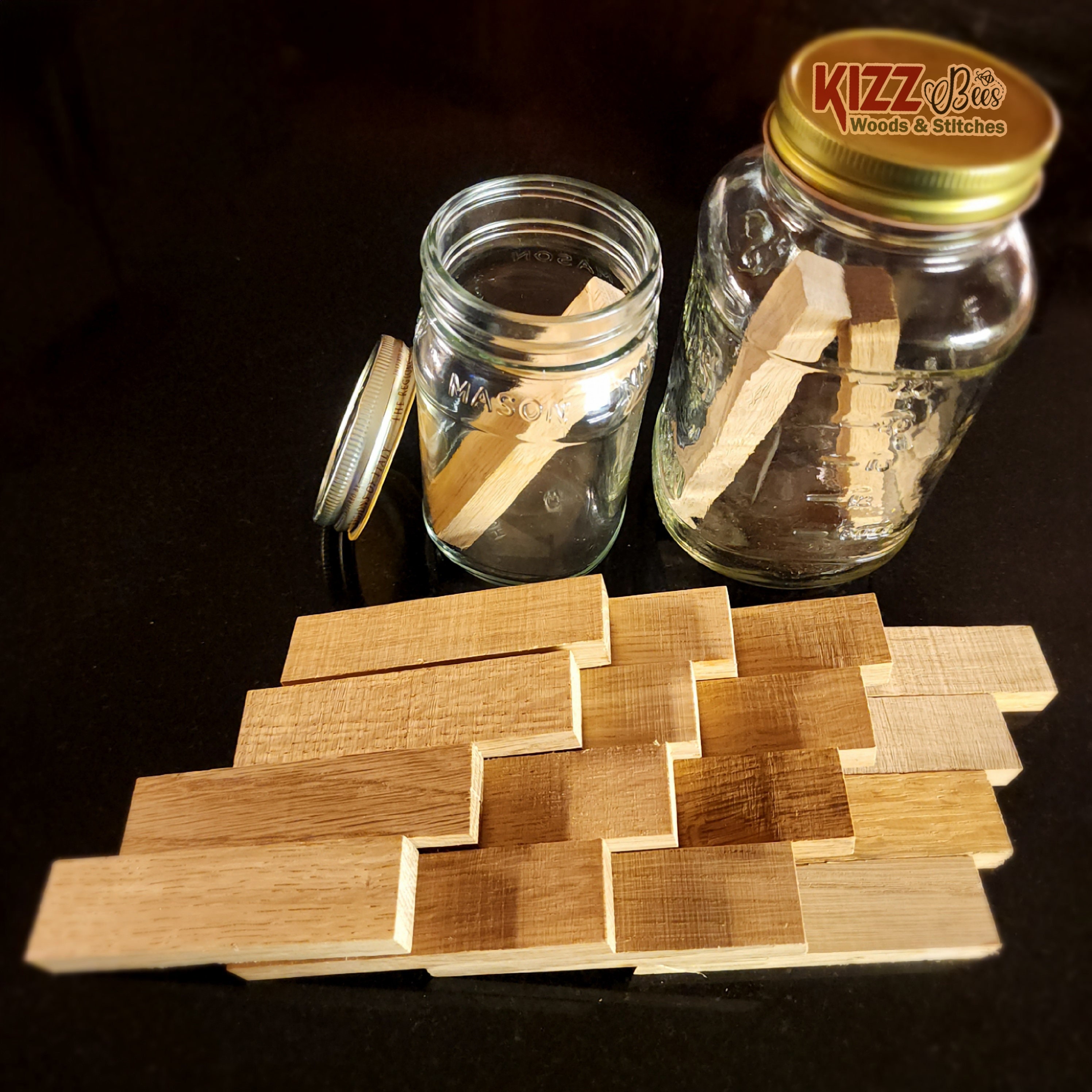 Kiln Dried OAK Sticks (1 Lb - 5 Lbs) for Flavoring or Aging Whiskey and ...