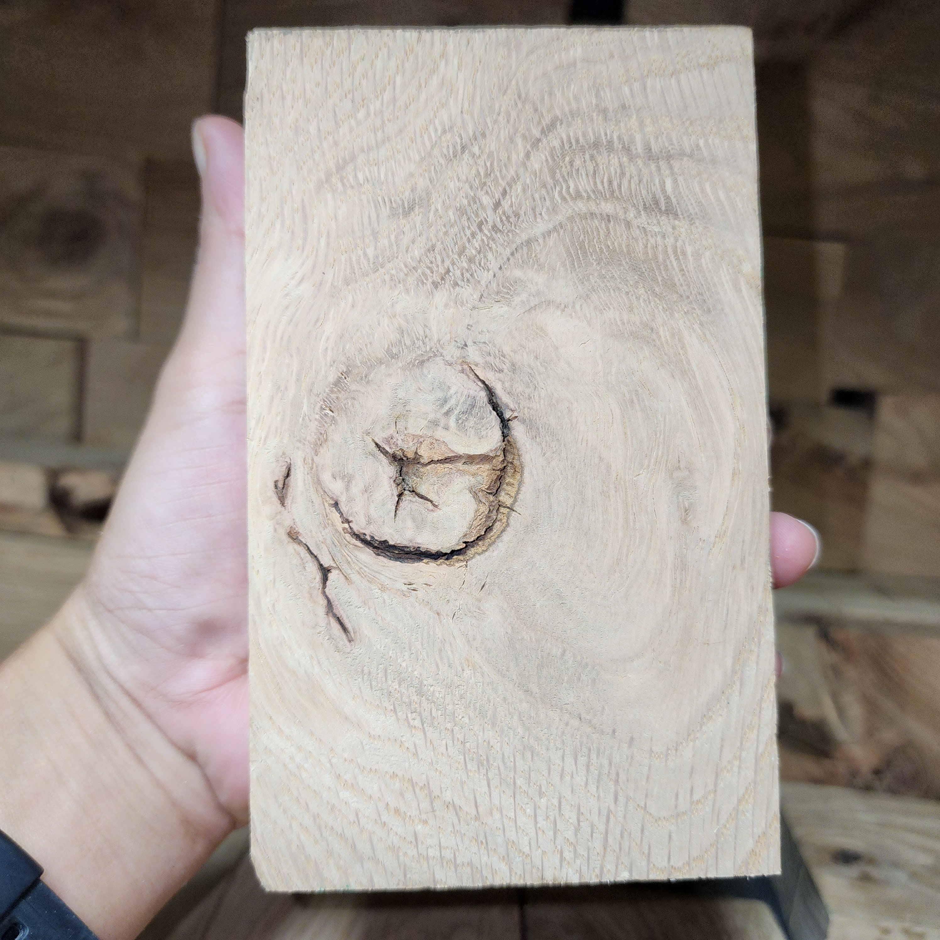 Figured White Oak / Knotty White Oak Blocks Craft Wood / White Oak ...