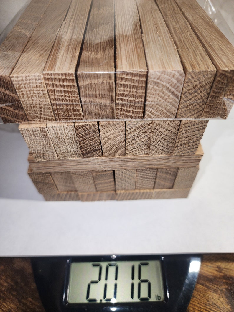OAK Sticks 1 Lb 5 Lbs for Flavoring and Aging Whiskey and Wine White ...