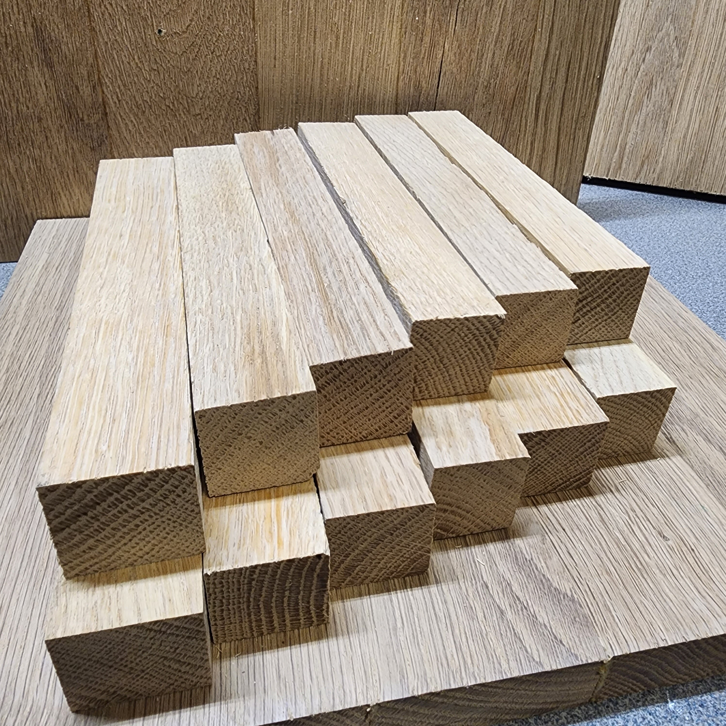 12 Pcs. White Oak Pen Blanks 7.75 Inches Long White Oak Craftwood White ...